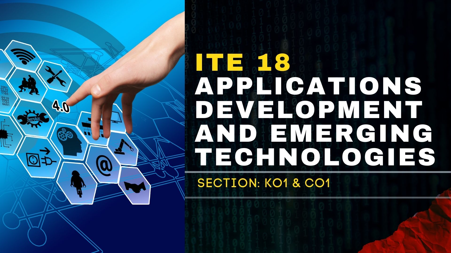 Summary Of ITE 18 Application Development And Emerging Technology